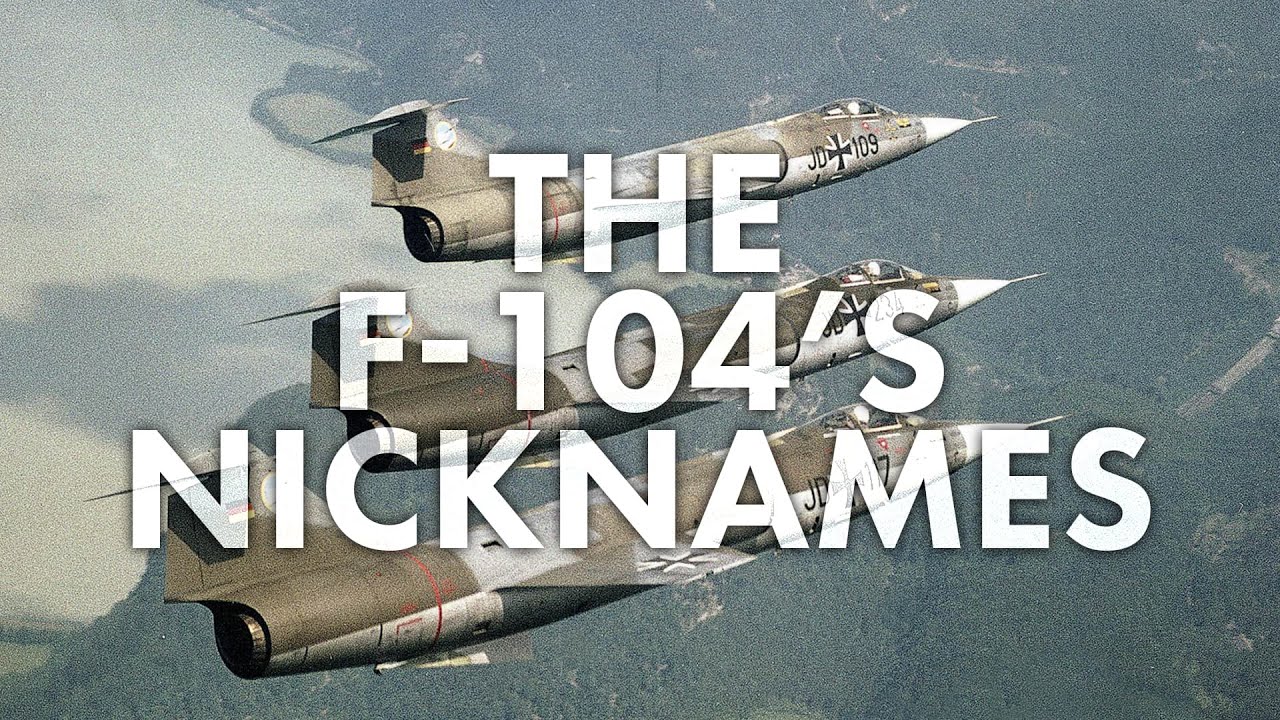 Widowmaker! Zipper! - The F-104's Nicknames #aviation - YouTube