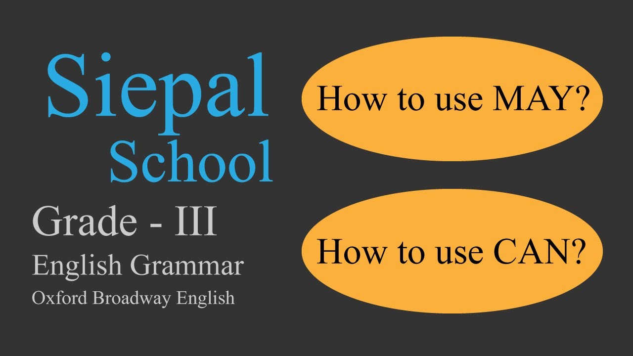 Use of May and Can - How to use MAY? How to use Can? - English Grammar ...