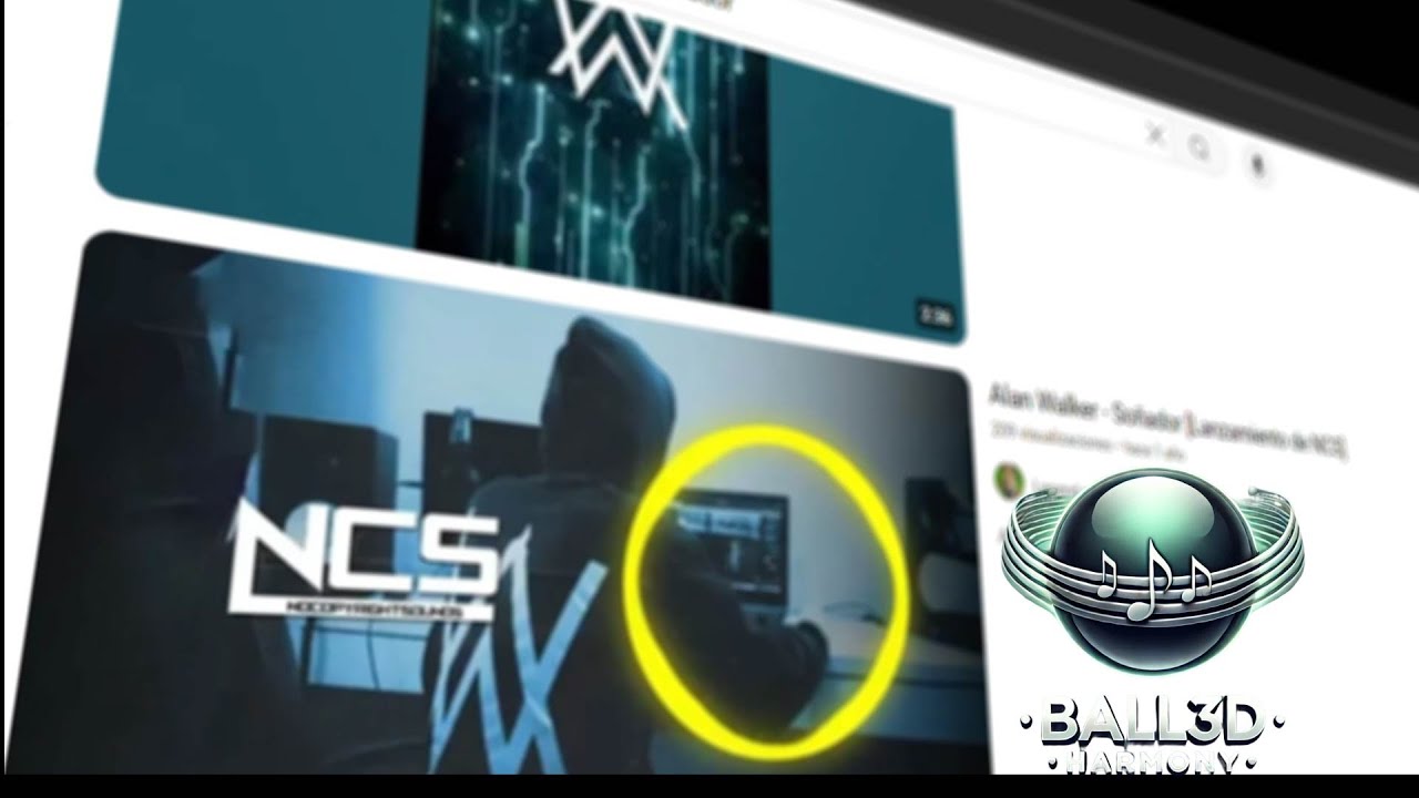 Soñador - Alan Walker |3D Sound Ball Animation | Ball3D Harmony - YouTube