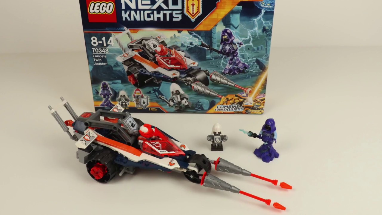 LEGO Nexo Knights - Lance's Twin Jouster - 70348 - Speed Build - YouTube