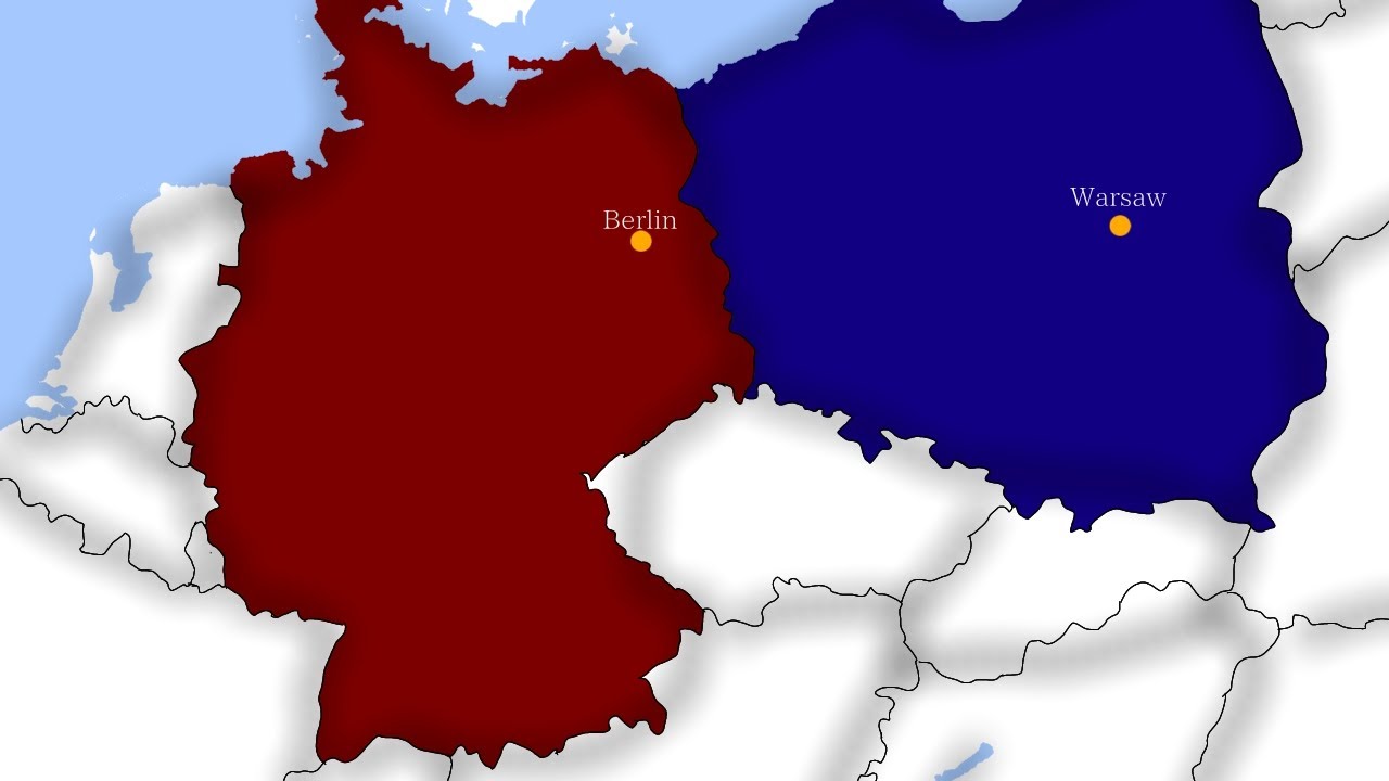 Germany vs Poland | Country vs Country Simulation Animation 2023 - YouTube