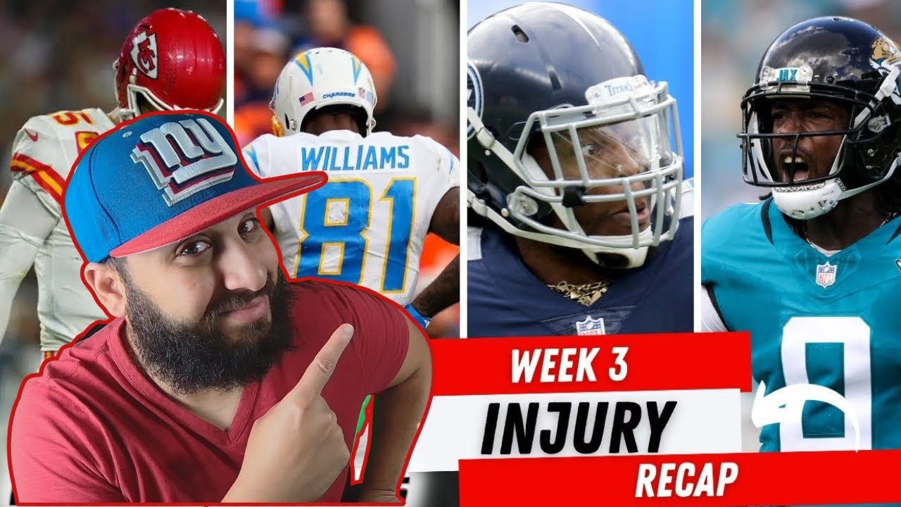 NFL 2023 Week 3 Injuries (Get well Mike WIlliams) - YouTube