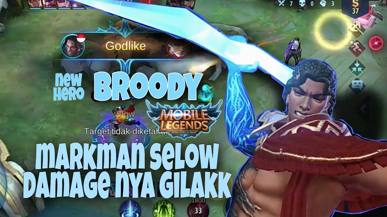 Brody mm yang selow tapi mematikan | new hero mobile legend - YouTube