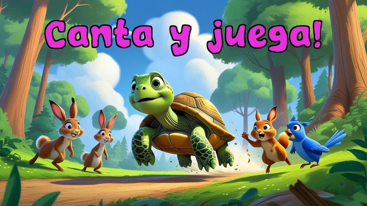 🐢 Canción de la tortuga veloz – música infantil alegre - YouTube