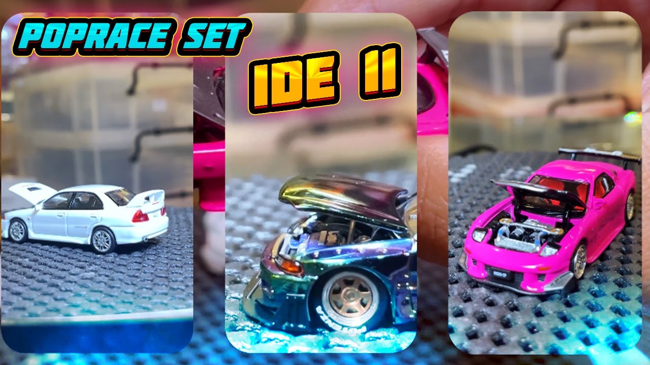 unboxing event cars IDE 11 | Pop Race Set - YouTube