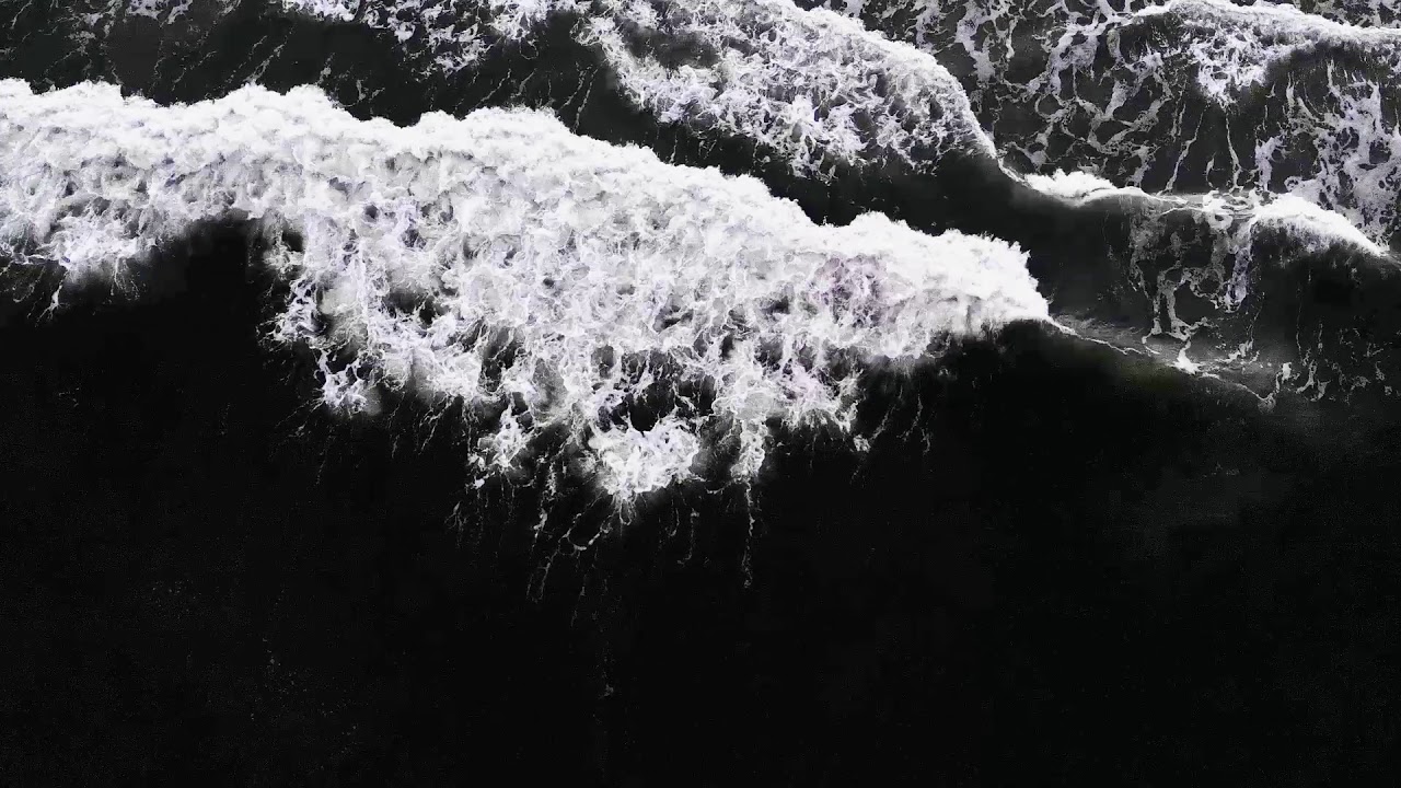 Black and White Waves - YouTube