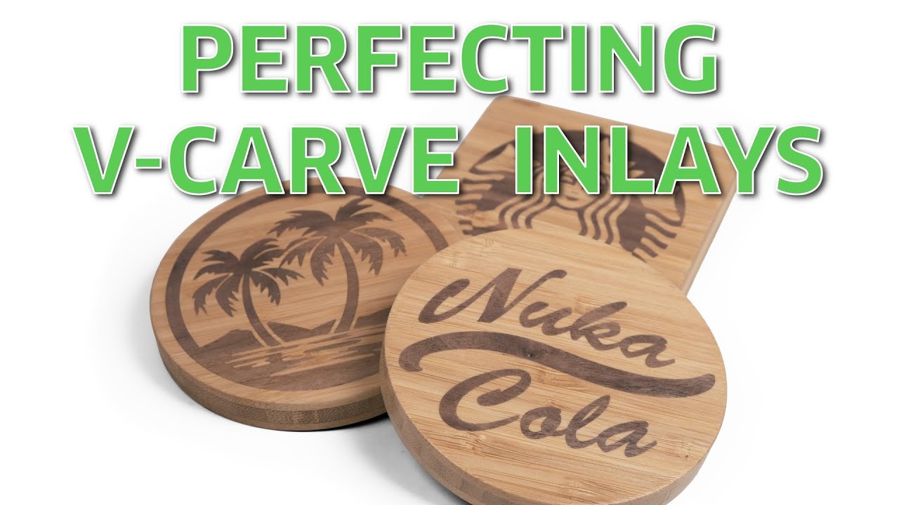 How to Create Perfect V-Carve Inlays on your CNC - YouTube