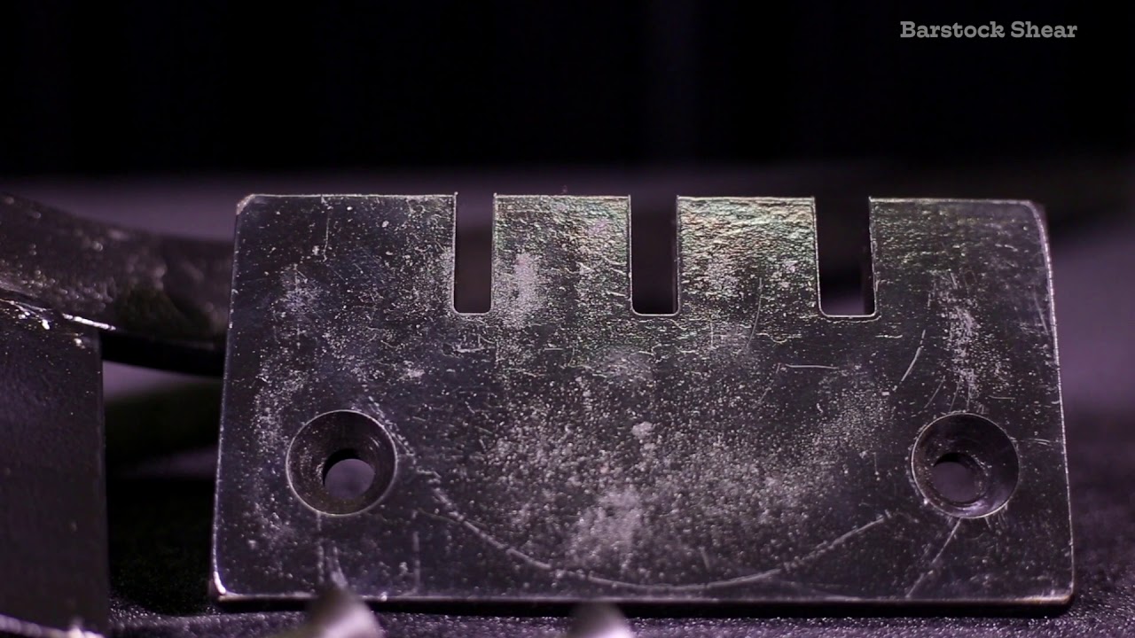 Barstock Shear - YouTube