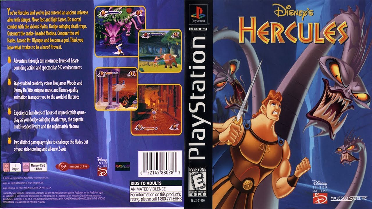 DISNEY'S HERCULES - DETONADO EM VIDEO - PS1 - LEG PT BR - YouTube