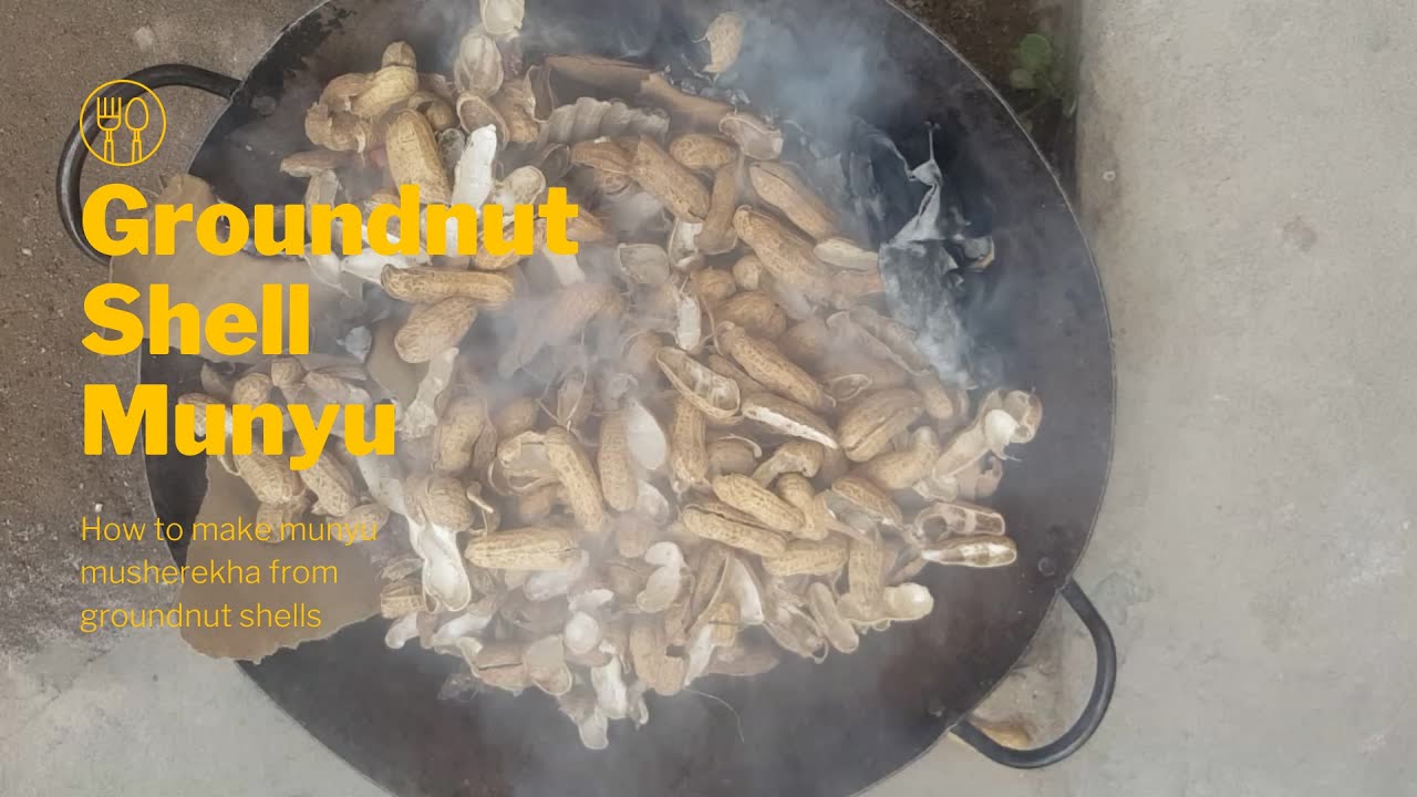 How to make groundnut shell munyu musherekha video | Luhya food ...
