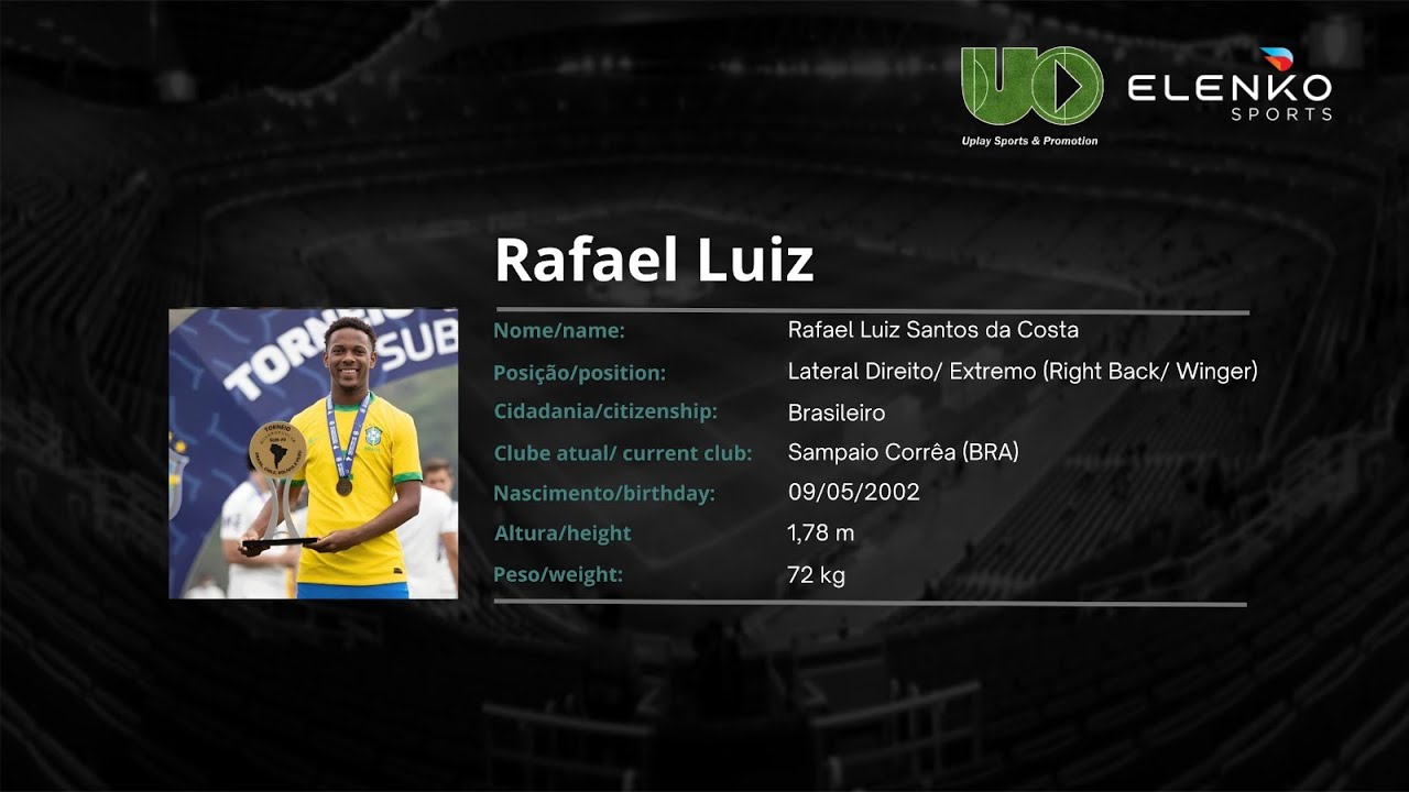 Rafael Luiz - Lateral Direito / Extremo (Right Back / Winger) - 2024 ...