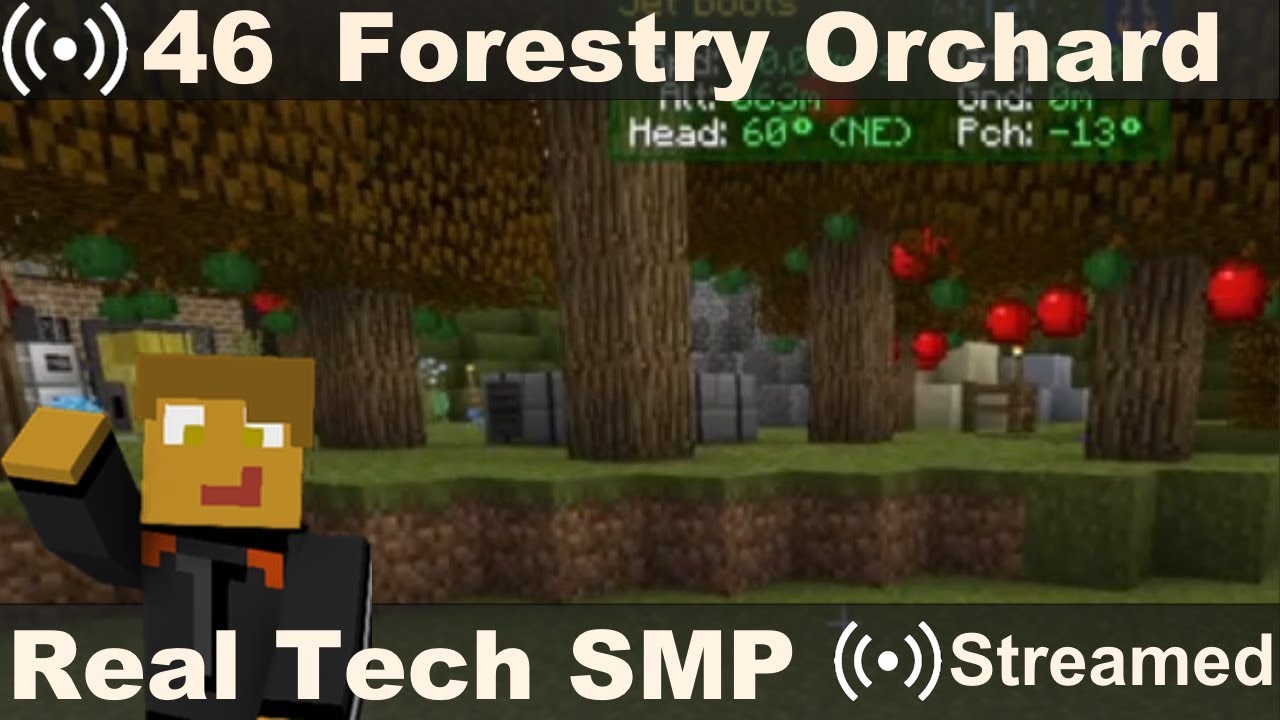 Real Tech SMP #46 - Forestry Orchard - YouTube