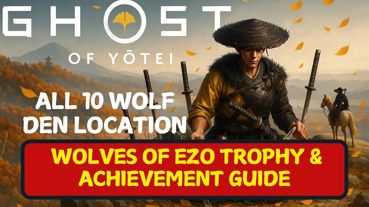 WOLVES OF EZO Trophy & Achievement Guide- ALL 10 WOLVES DEN Location ...