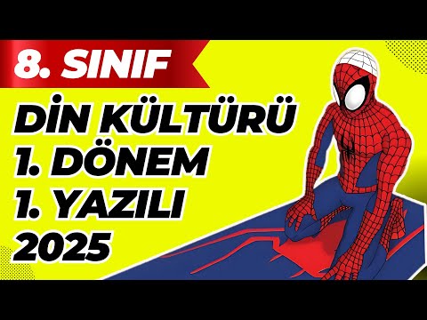 8. Sınıf Din Kültürü 1. Dönem 1. Yazılı 2025