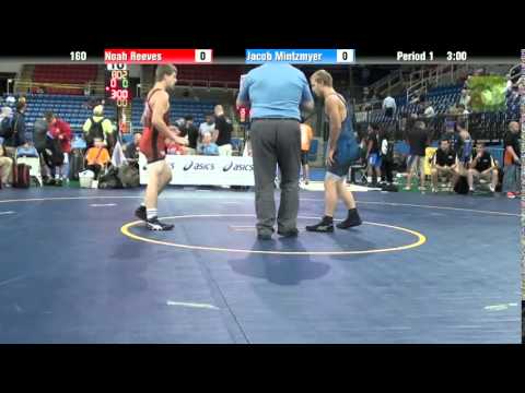 160 Noah Reeves vs. Jacob Mintzmyer - YouTube