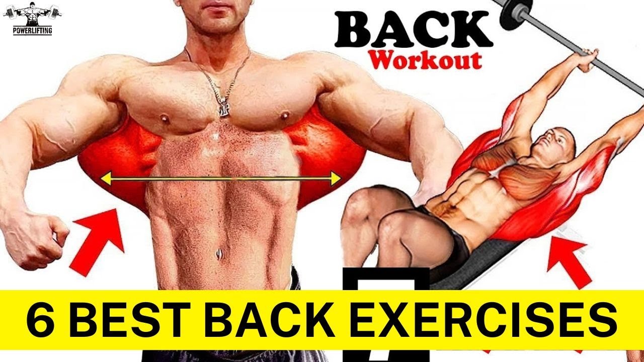 6 Perfect Exercises to Build a Big Back | Wider Back Workout - YouTube