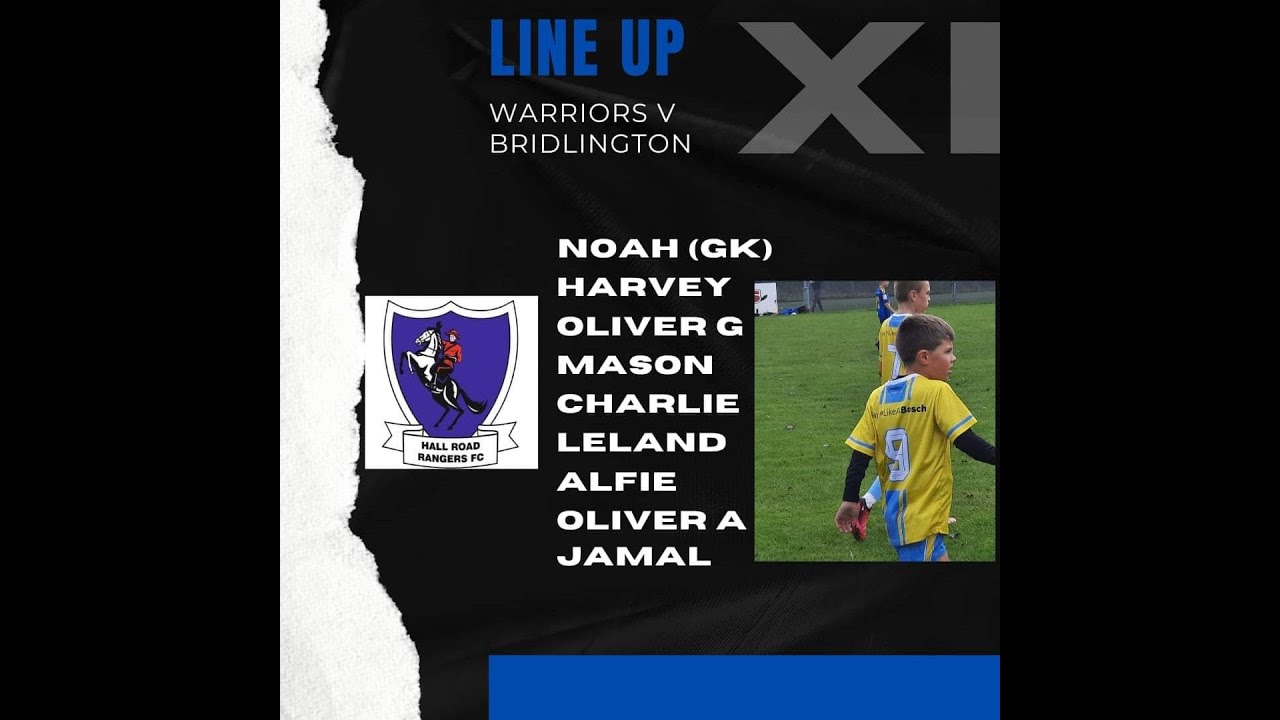Hall Road Rangers U10s V Bridlington Rangers Cobras U10s (Match 2 ...
