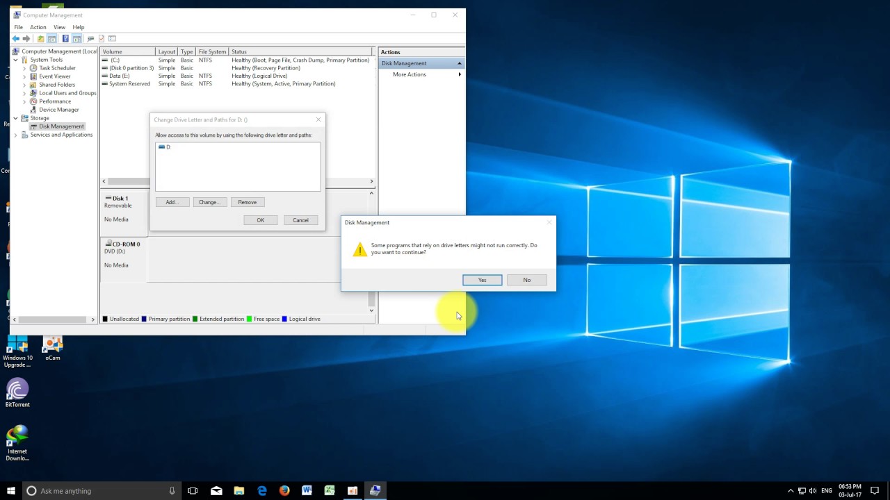 How to change PC's hard drive label - YouTube