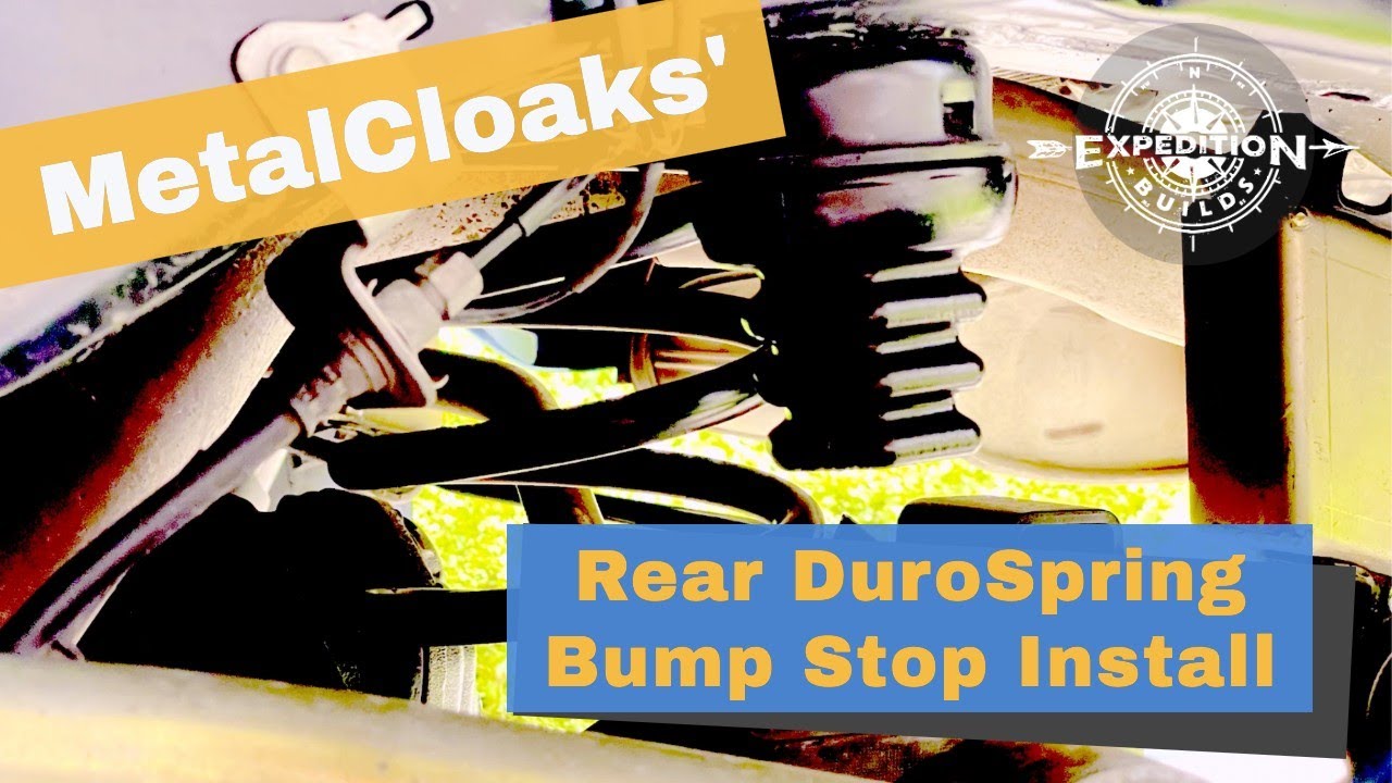 MetalCloaks' DuroSpring Rear Bump Stop Install - Jeep JL - YouTube