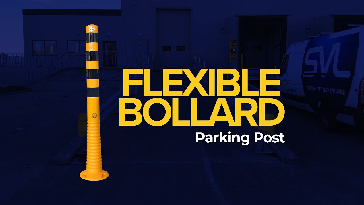 Flexible Bollard Post - YouTube