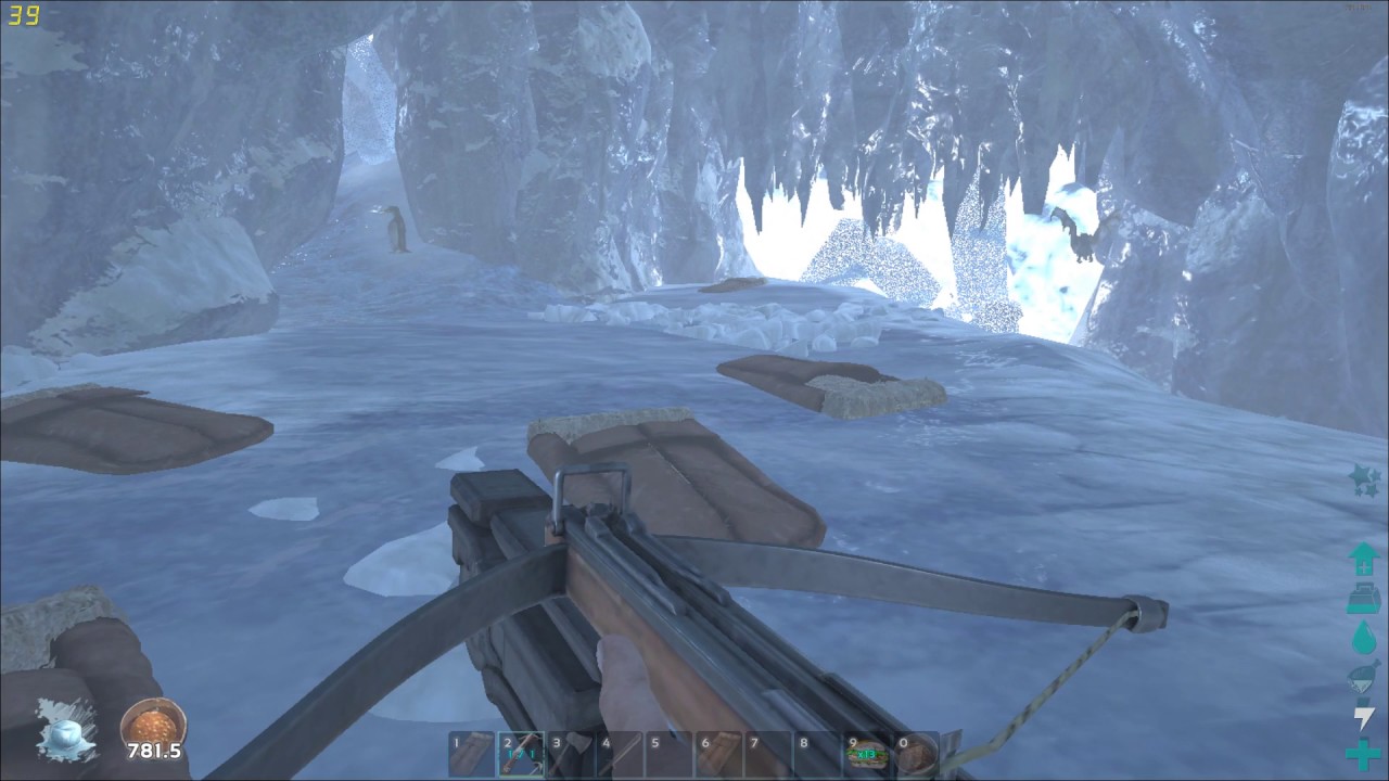 ARK Survival Evolved | Speed runs on the Snow cave - YouTube