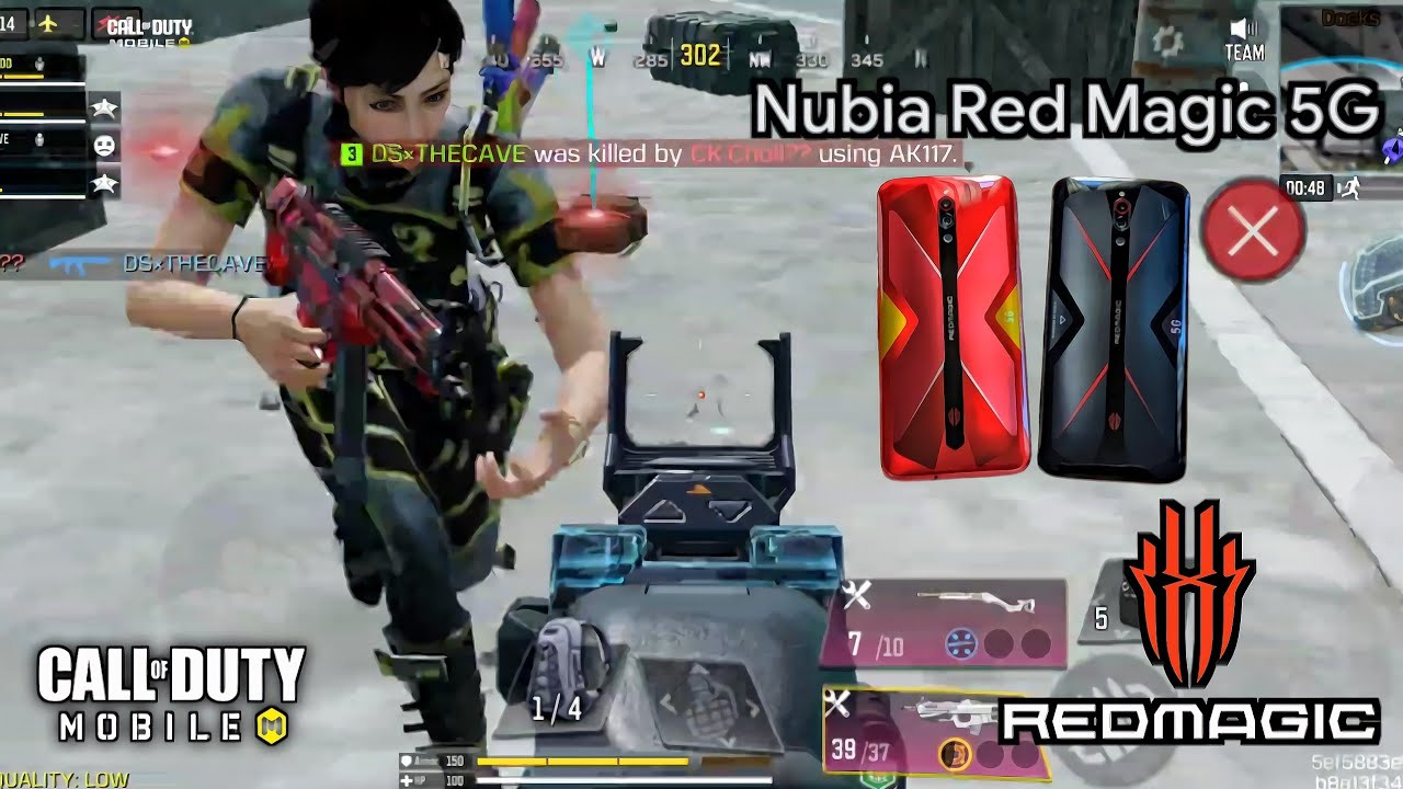 Nubia Red Magic 5G | Alcatraz Full Gameplay | Using Medium Graphics Max Frame rate | COD Mobile ...