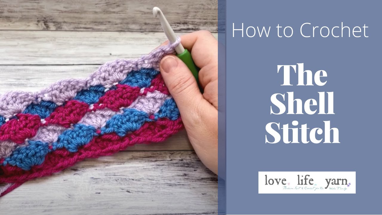 How to Crochet: Shell Stitch | Easy Tutorial - YouTube