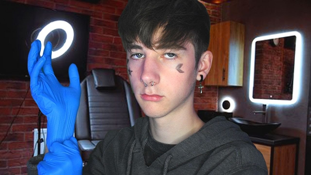 Fastest ASMR Ear Piercing - YouTube