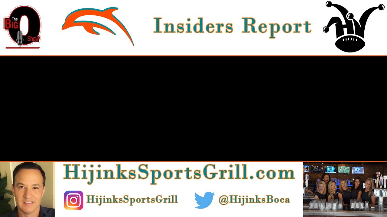 The Hijinks Sports Grill Miami Dolphins Pre-Game Report w/ Joe Schad 12 ...
