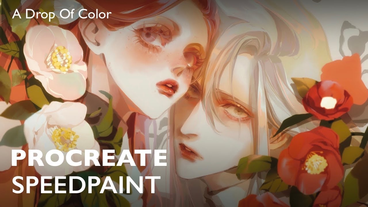 【Procreate SPEEDPAINT】Tsubaki | A Drop Of Color - YouTube