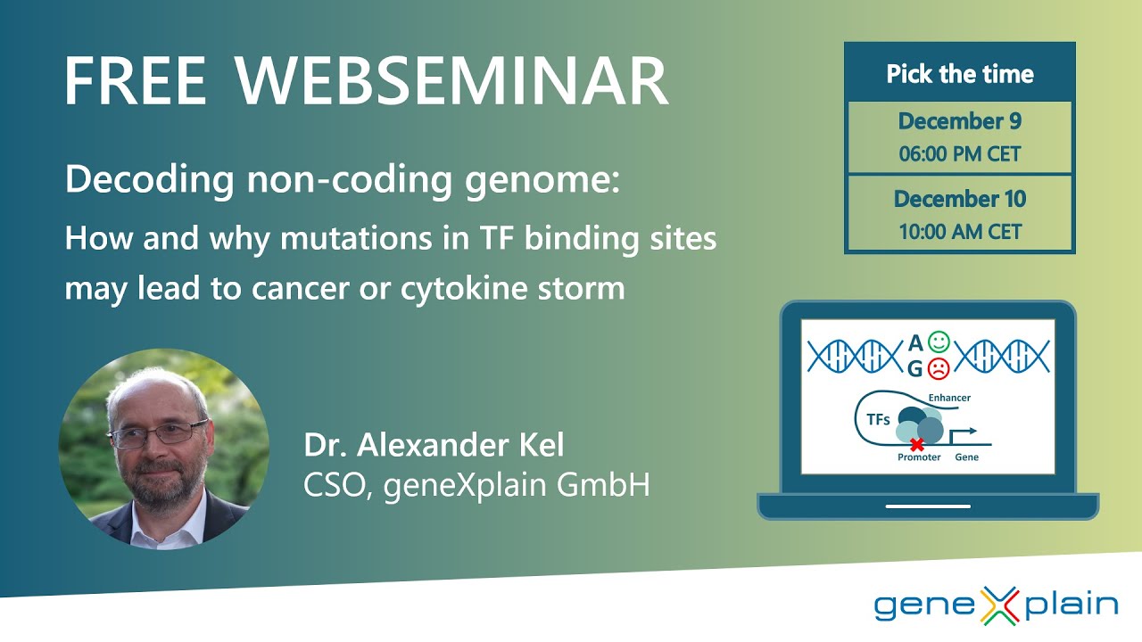 Decoding non-coding genome: How and why mutations in TFBS may lead to ...