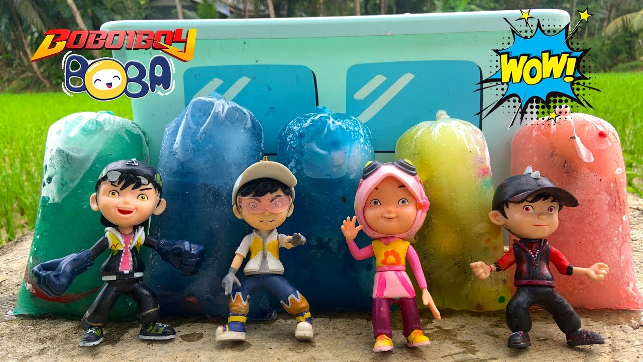 Menemukan Mainan BoboiBoy Galaxy Boboiboy Air Boboiboy Blaze Di Dalam ...