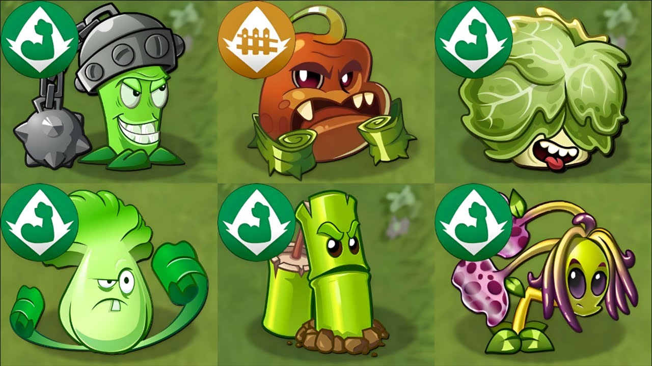Pvz 2 Gameplay - All BOXING Plants vs Bust Head Zombie - YouTube