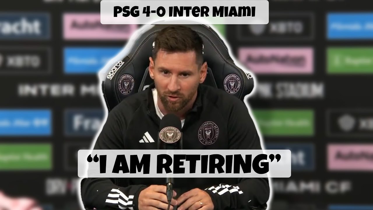 "This was my last game - GOODBYE" - Lionel Messi Post Match Interview ...