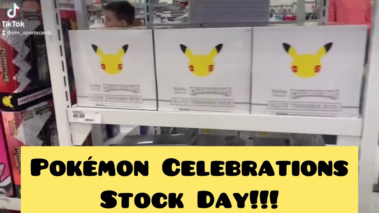 Pokémon Celebrations DAY!! Restock At Target🔥 - YouTube