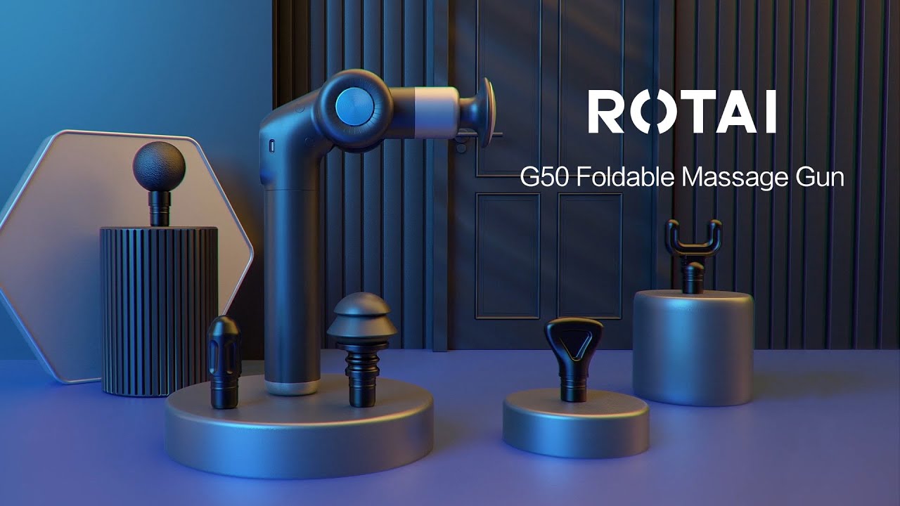 ROTAI G50 Foldable Massage Gun#shorts - YouTube
