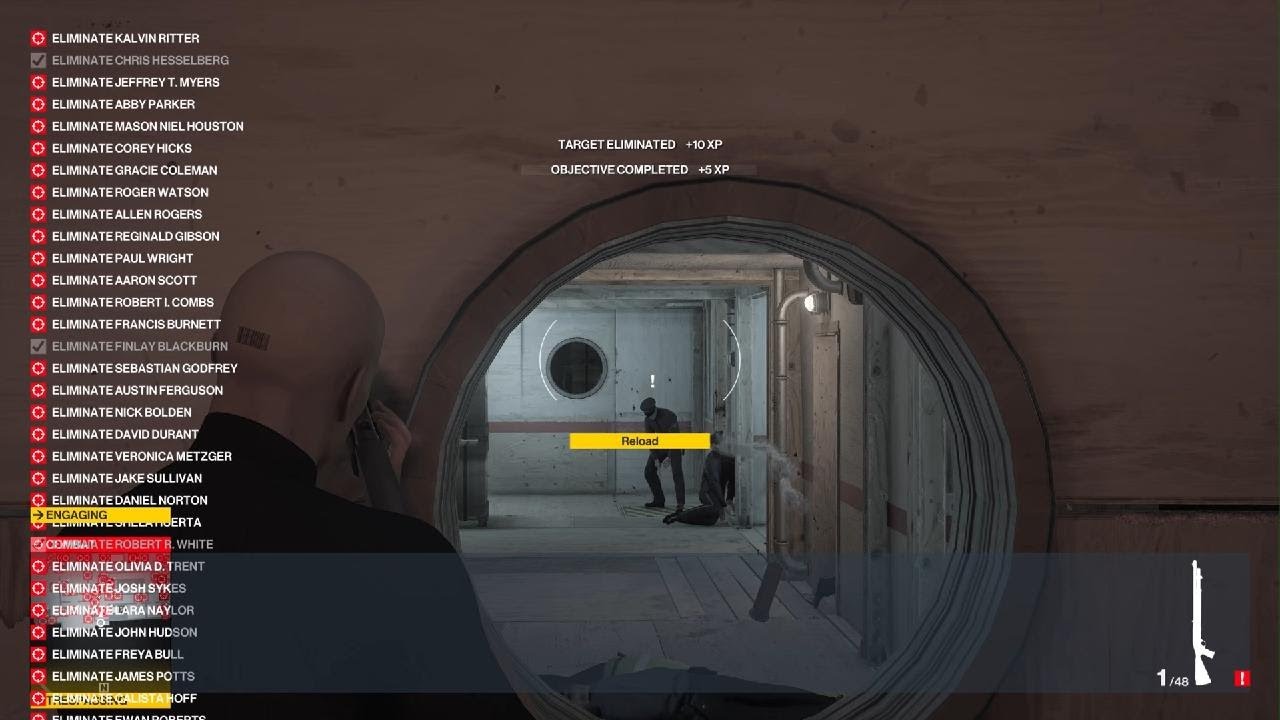 HITMAN WOA: Kill everyone ICA Facility Classified - YouTube