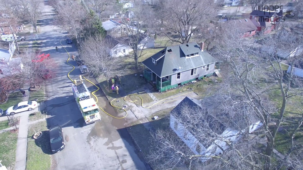 Lacon House Fire Aftermath - YouTube