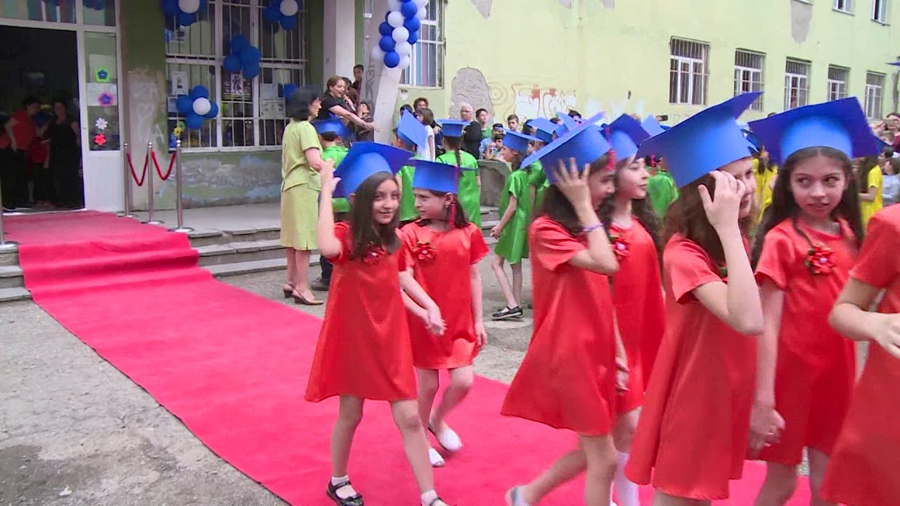 173-e skolis 4 klasis gamosashvebi - YouTube