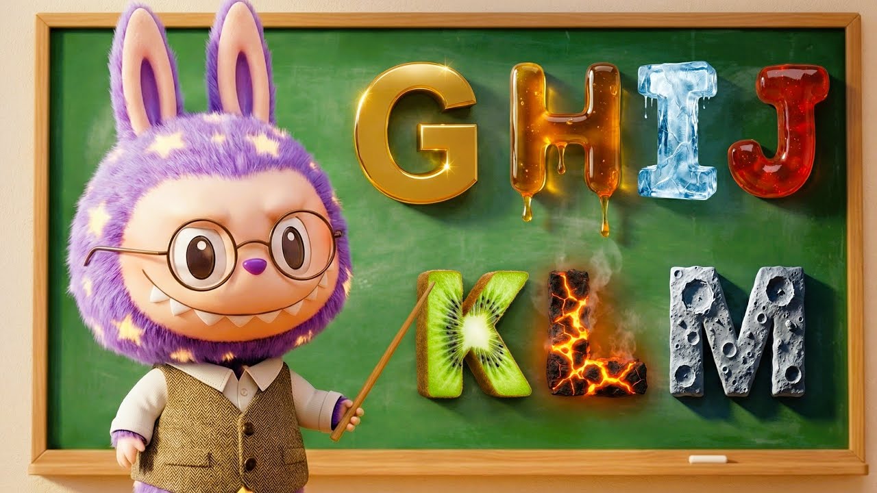 Learn Alphabet G to M with Labubu: Fun & Educational (Preschool ...