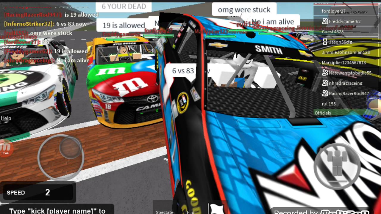 First Ever Roblox Video Nascar Sprint Cup Series '16:Indianapolis - YouTube