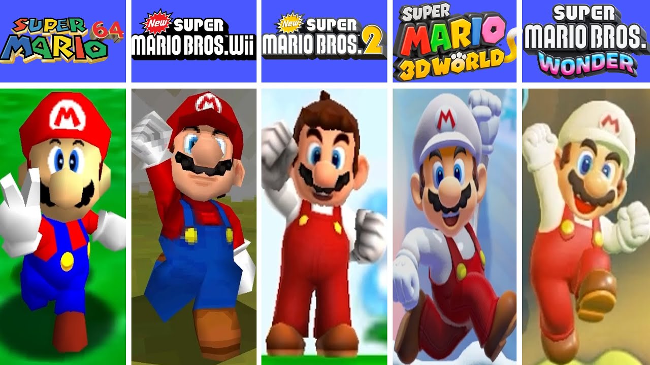 Evolution of Super Mario Winning Levels, Course Clear! in Super Mario ...