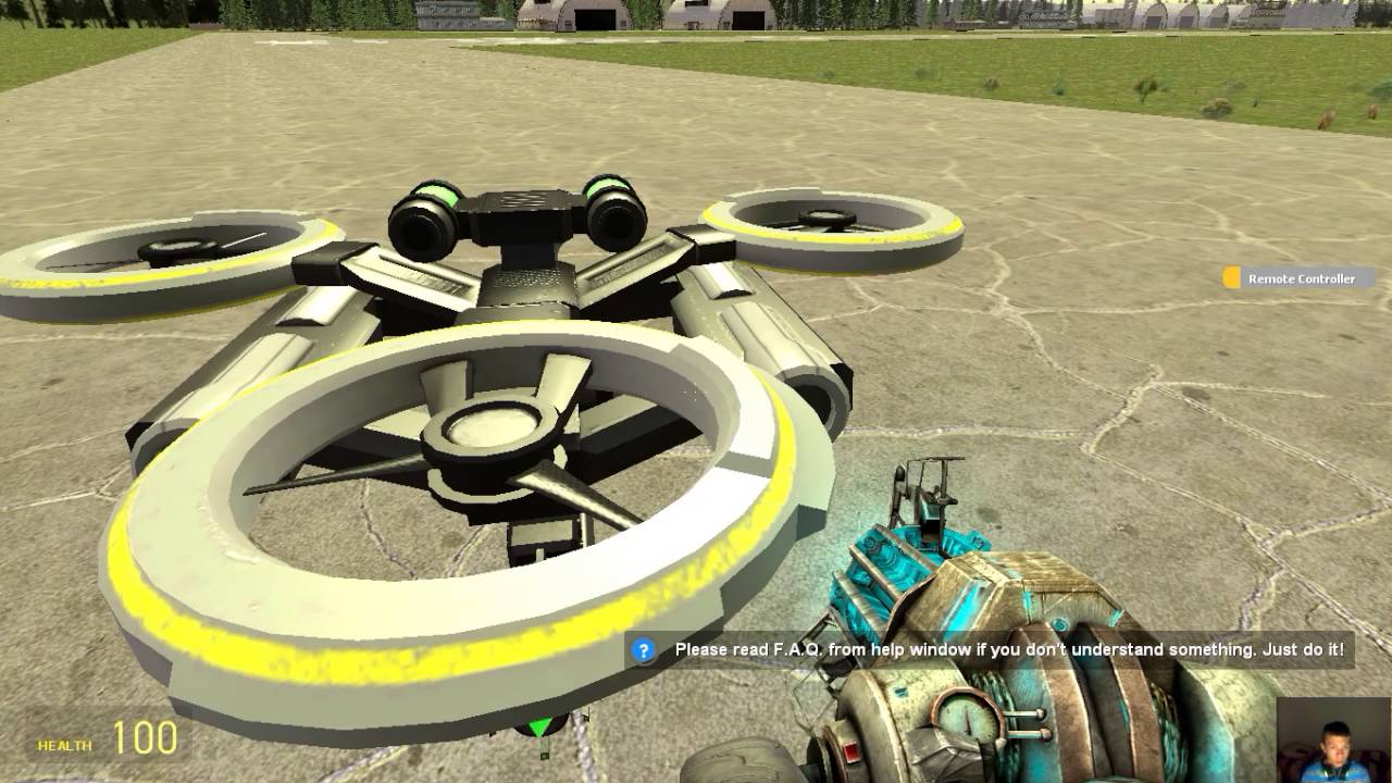 [gmod] playing with drones - YouTube