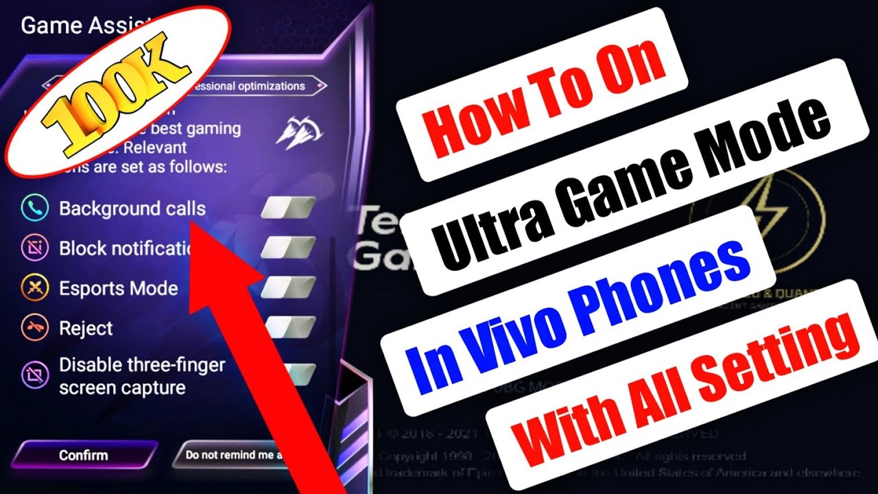 How To On Ultra Game Mode In Vivo Phones With All Settings - YouTube