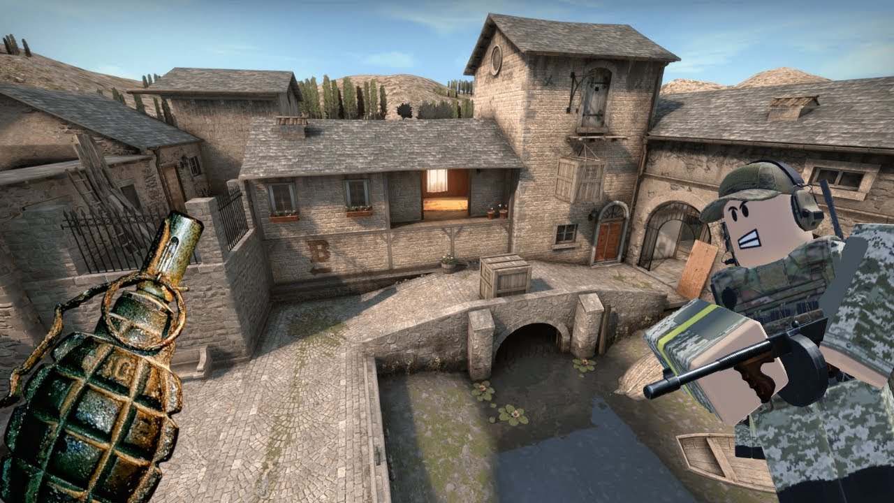 I WIN IN ROBLOX CS GO WITH GRENADE! - YouTube