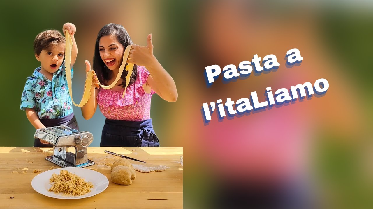 Mama De Popo Making Fresh Pasta with 3 years old Chef Popo عجينة ...