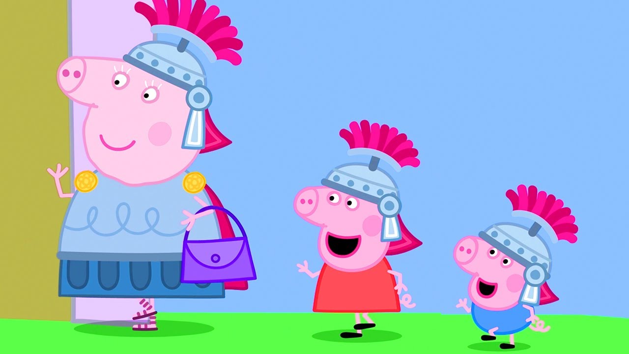 Peppa Pig Dresses Up as Romans - YouTube