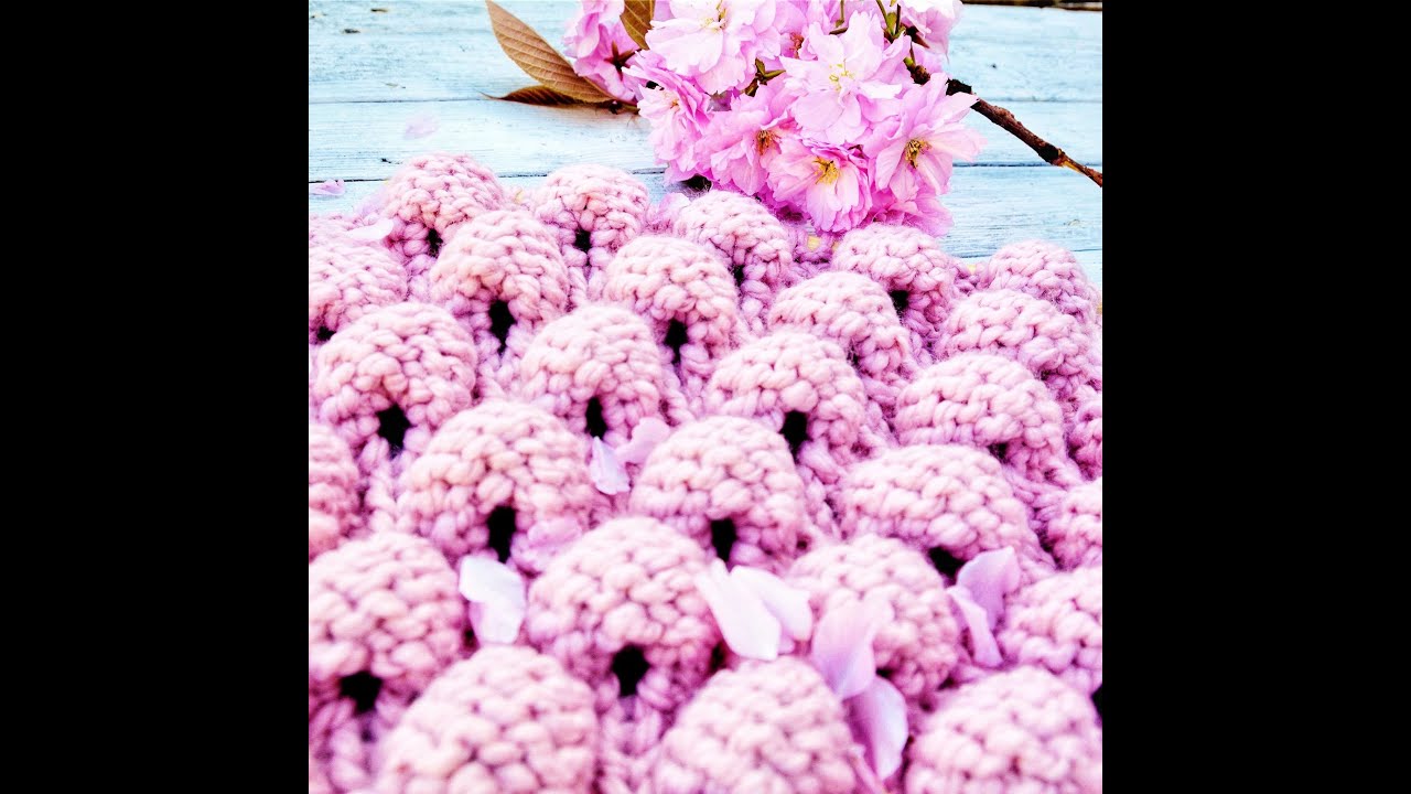 Knitting Bubbles (Strawberry stitch) - Inc 1-to-7 !!! THE VIDEO HAS ...