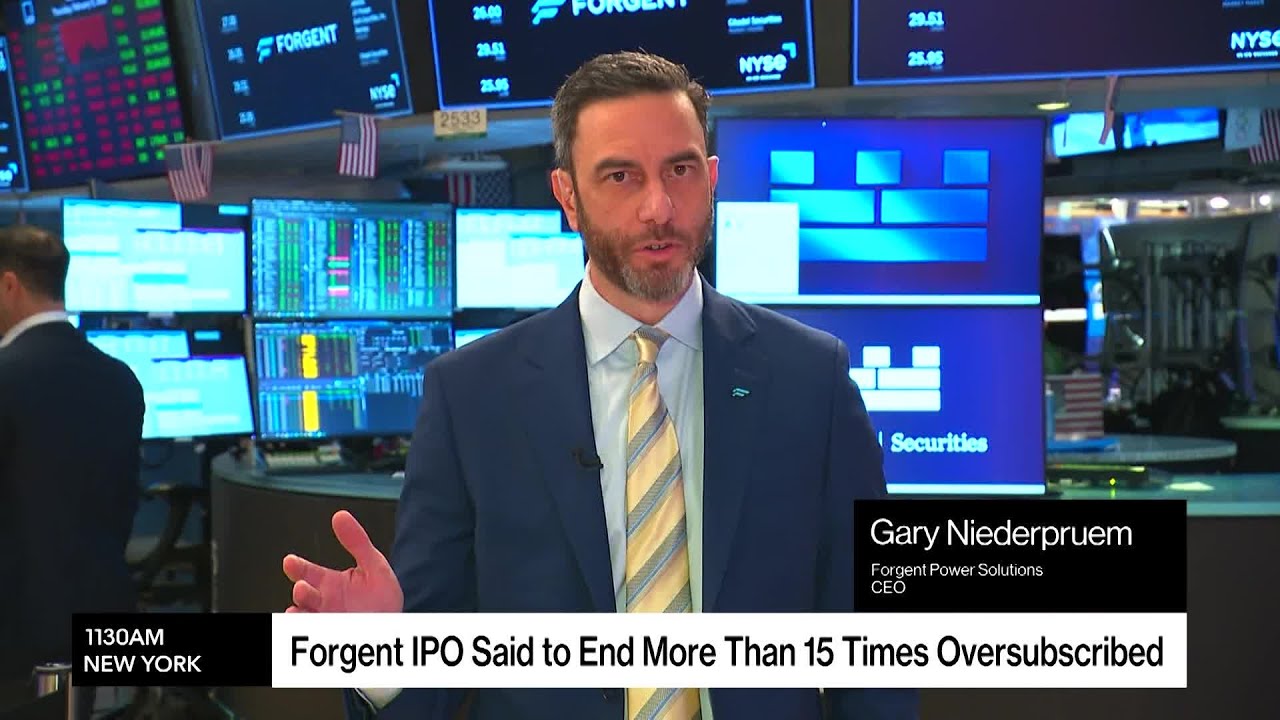 Forgent Power Shares Jump After $1.5 Billion IPO - YouTube
