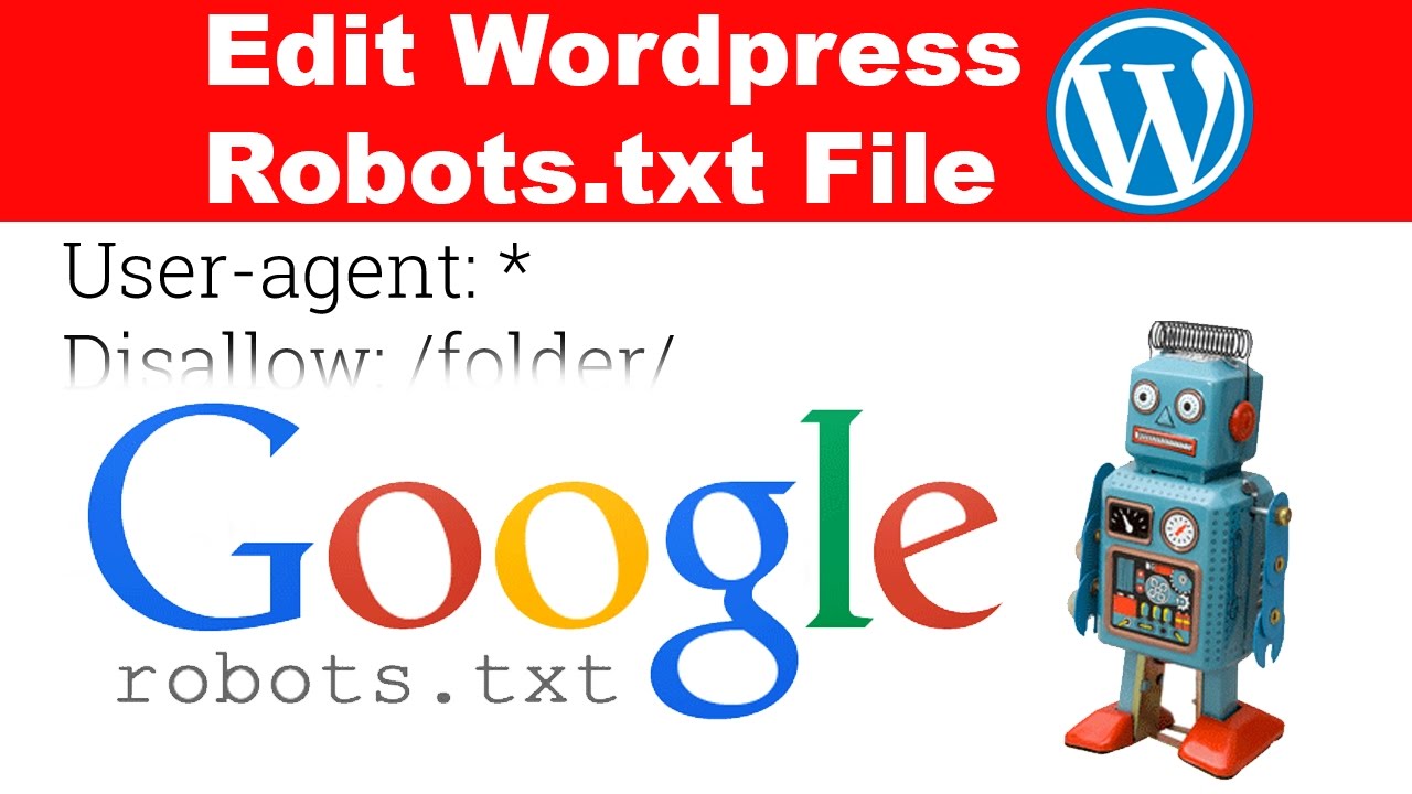 How To Edit Wordpress Website Robots txt File YouTube How To Edit Wordpress Website Robots txt File YouTube